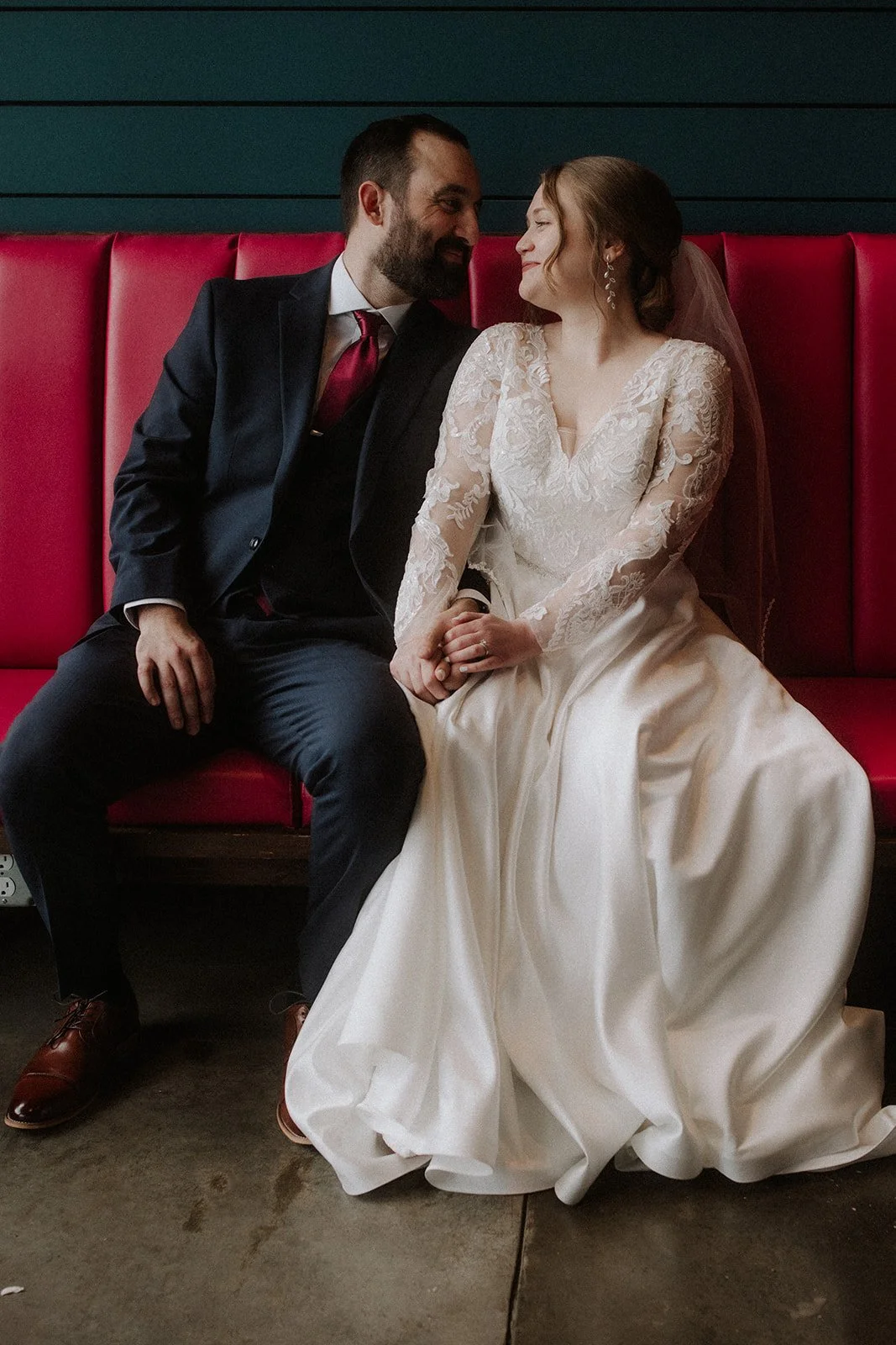 Molly + Paul at St. Irene’s — Rose & Fern Events