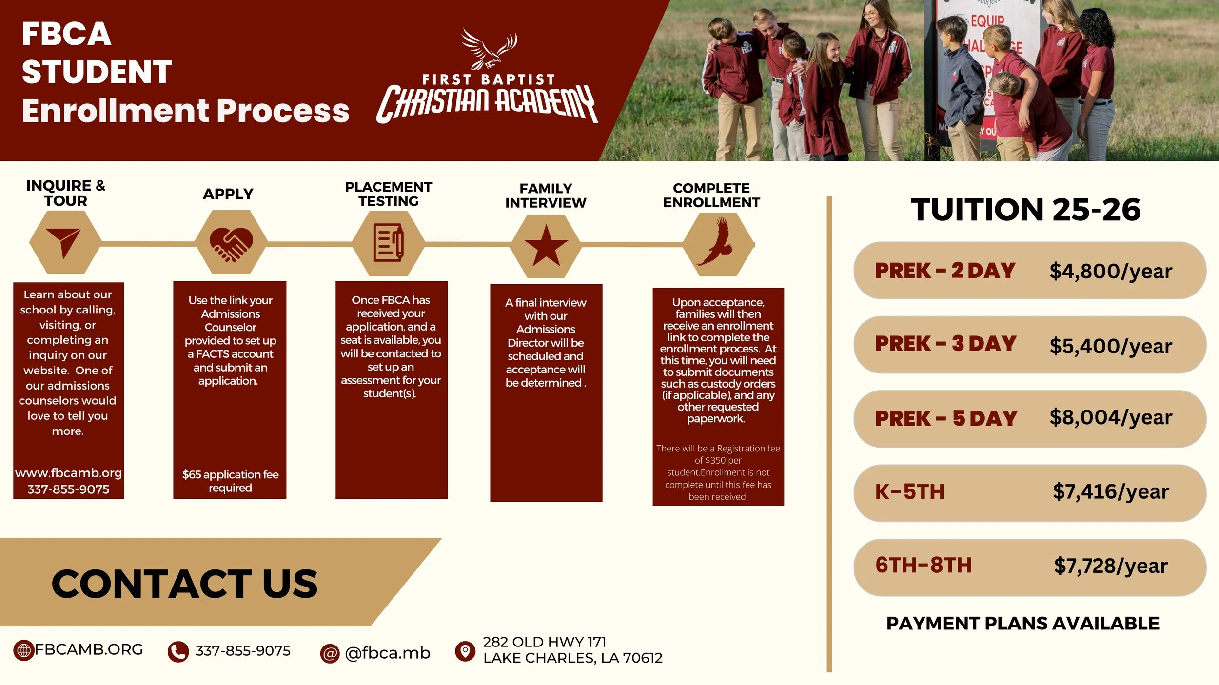 PROCESS — FBCA Moss Bluff
