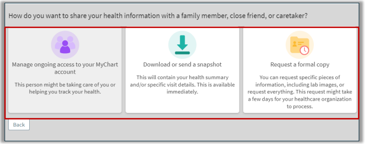 MyChart Youth Proxy Access