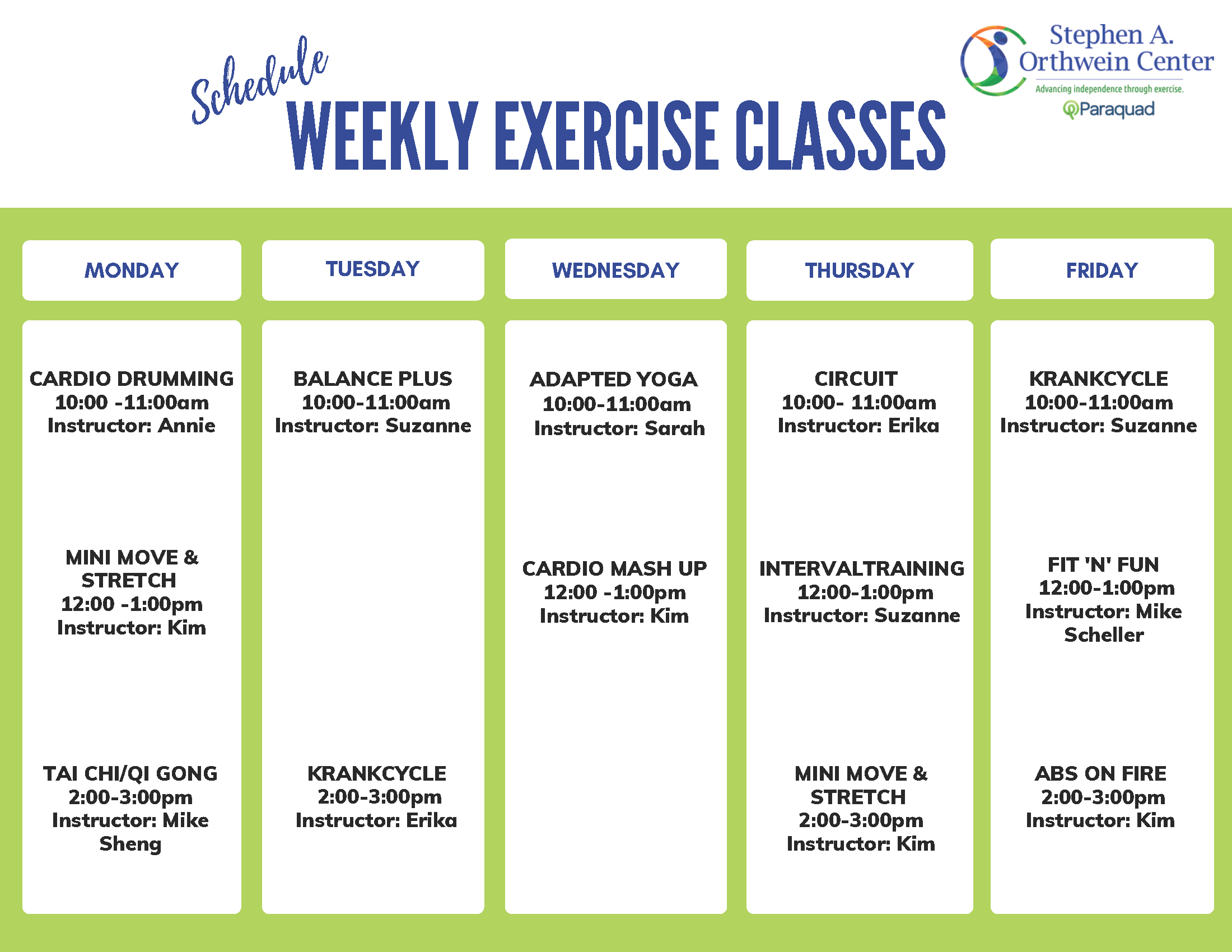 Our Adaptive Workout Classes — Paraquad | Making Independence Accessible