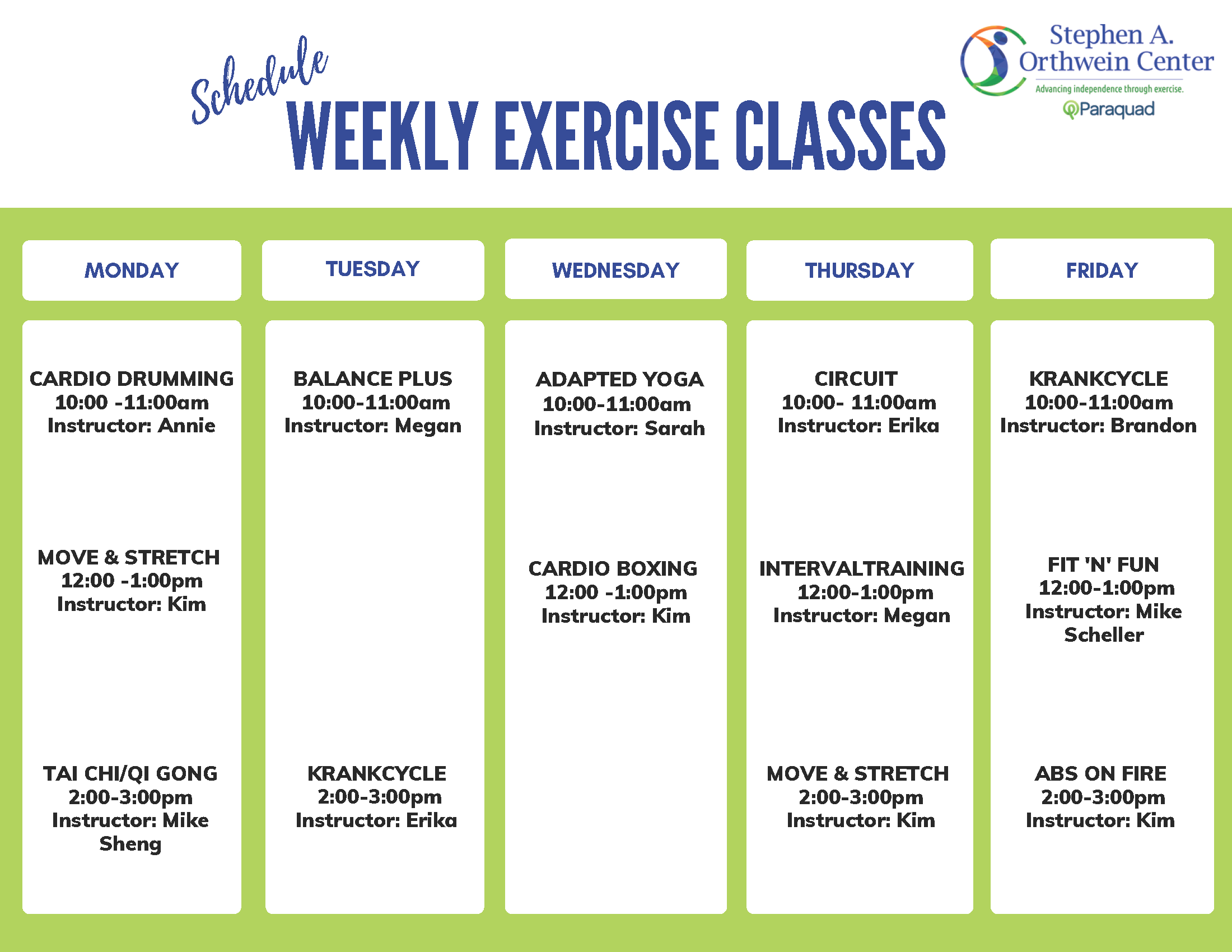 Our Adaptive Workout Classes — Paraquad | Making Independence Accessible