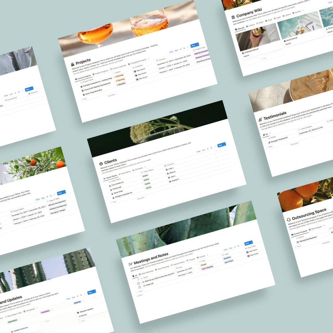 Zen Mondays — Free Notion Contacts Database