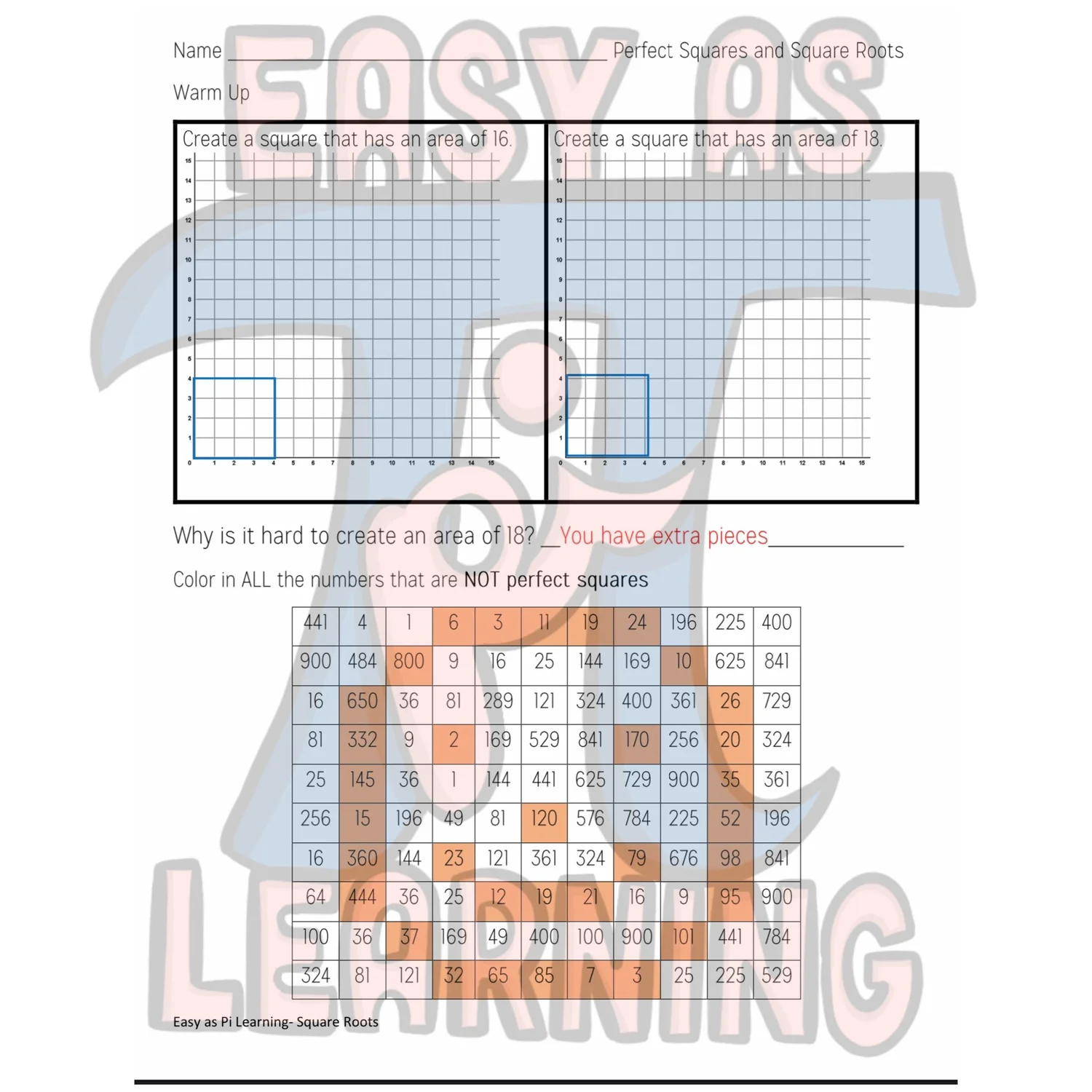 Square Roots, Cube Roots, and Pythagorean Theorem (Review) — EASY AS PI ...
