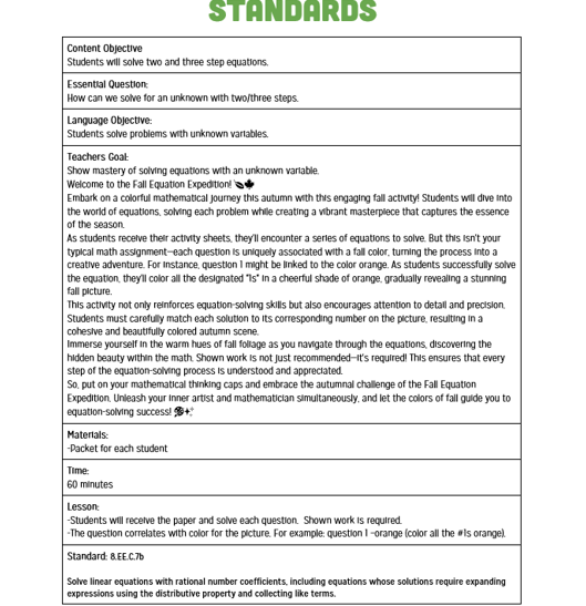 Snail Races with Systems of Linear Eauations — EASY AS PI LEARNING