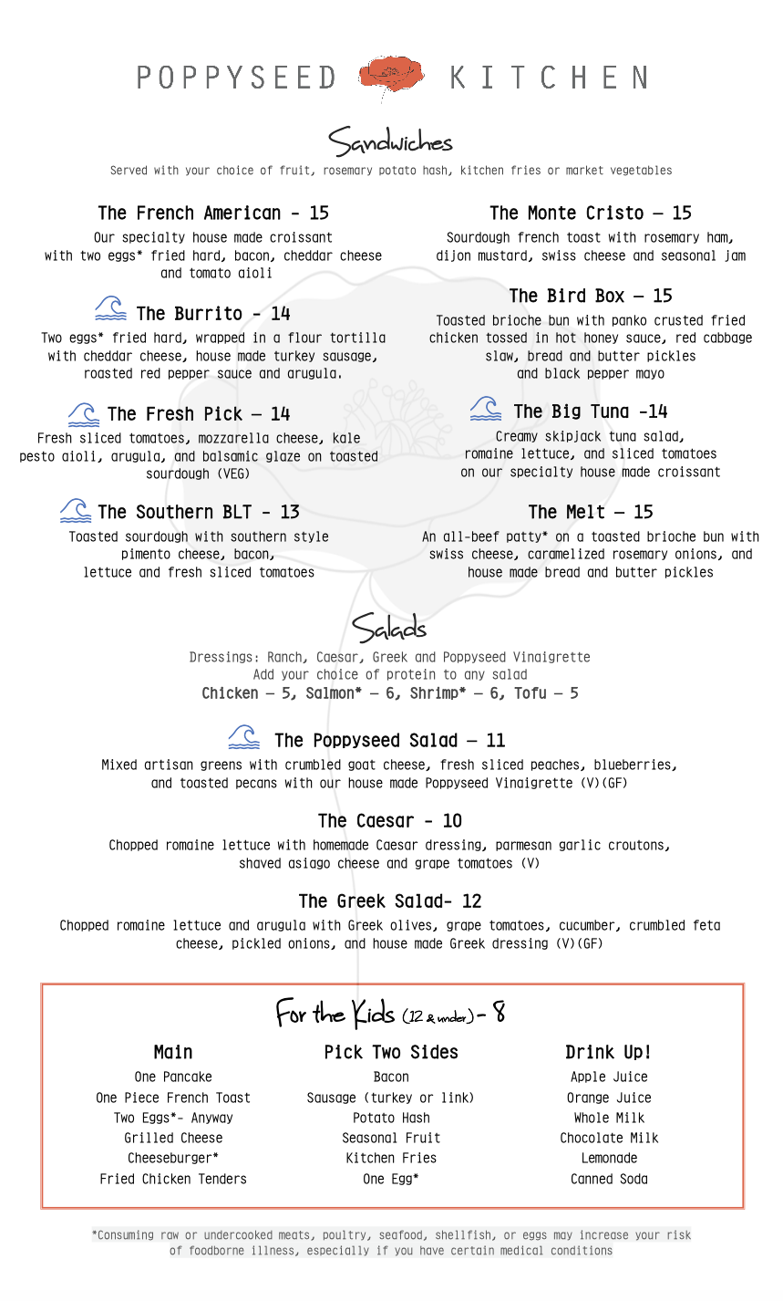 Menu — Poppyseed Kitchen