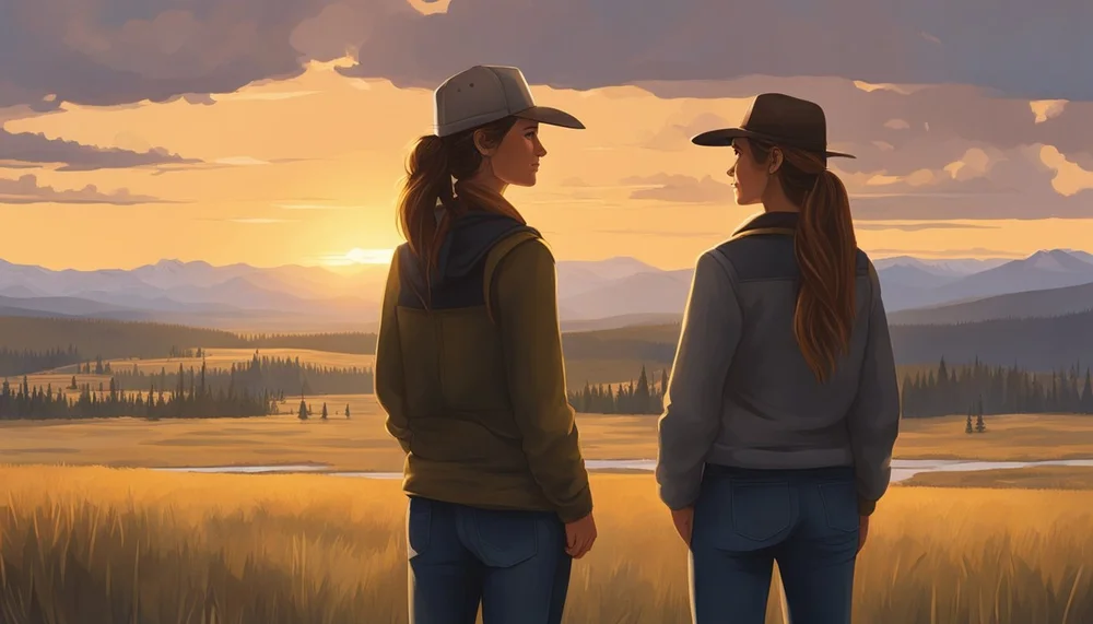 Julia Schlaepfer's Intimate '1923' Scenes: Behind Alexandra Dutton's ...