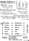 Menu — The Dixie Grill