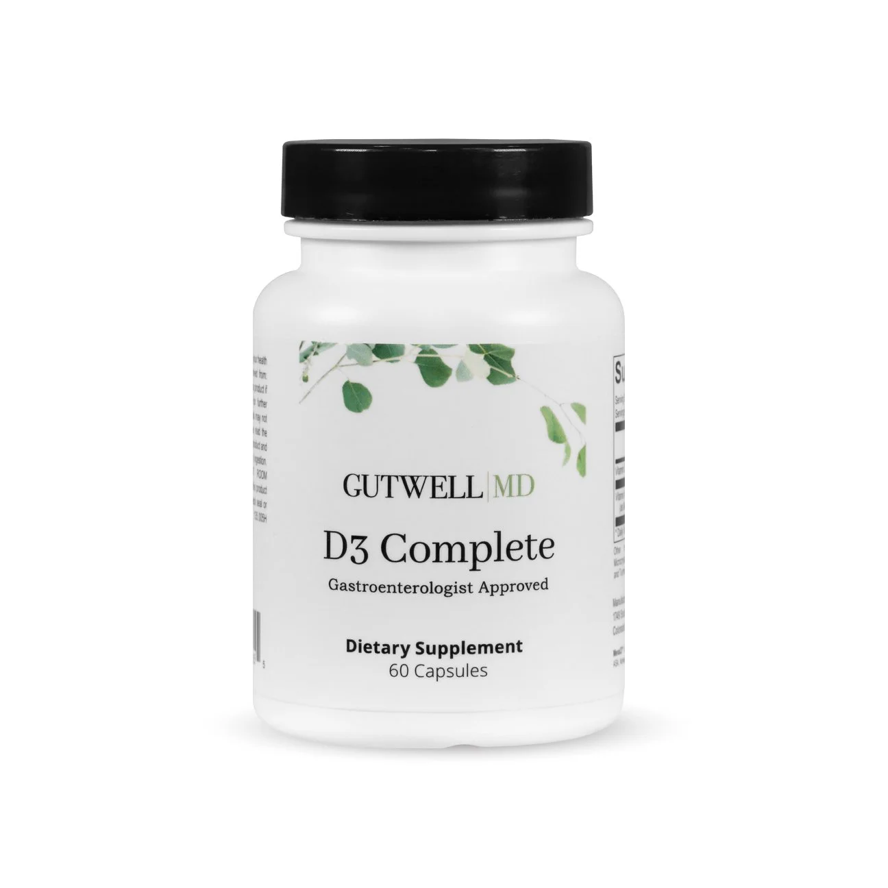 D3 Complete with Extra K2 (Black Cap) — Gutwell Medical