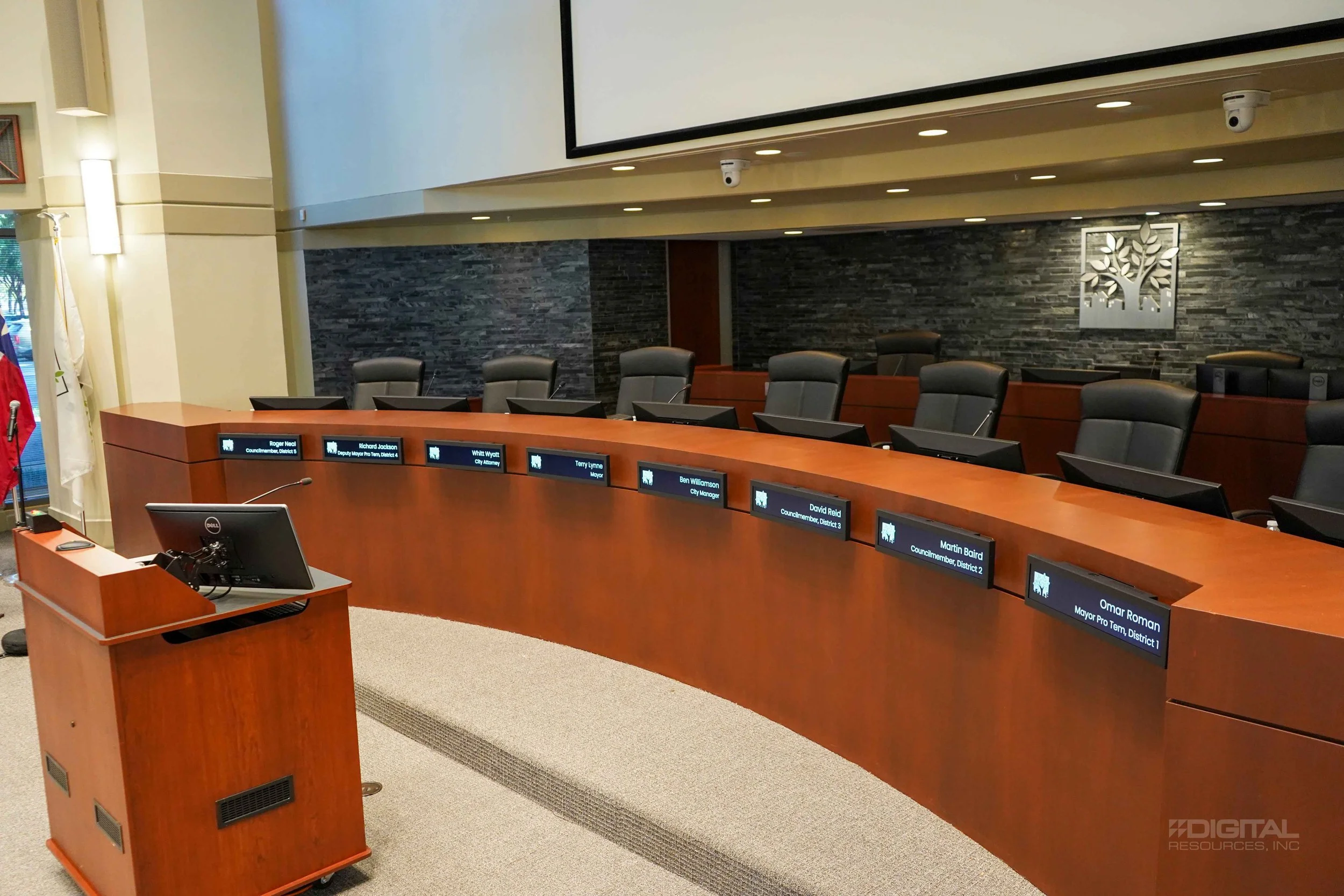 Farmers Branch Transforms Meetings with Bluefin Digital Nameplates ...