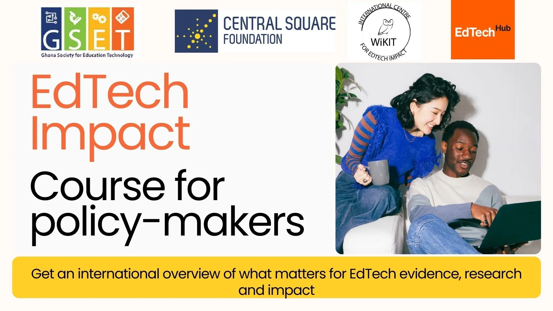 Purpose of this course — International Centre for EdTech Impact