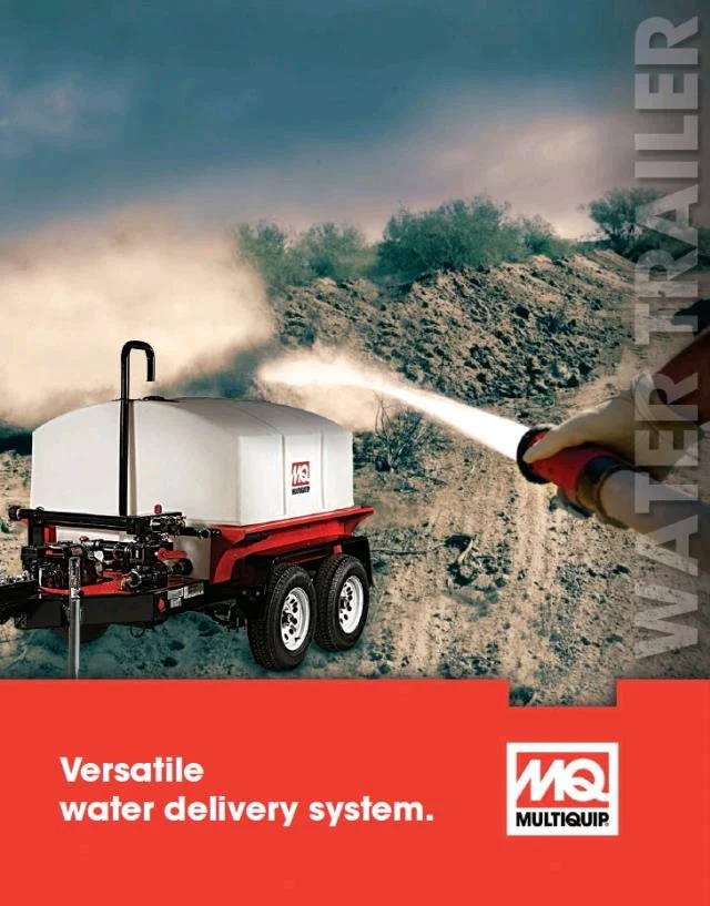 Book a Water Trailer Rental | Miami Area | Durante Equipment