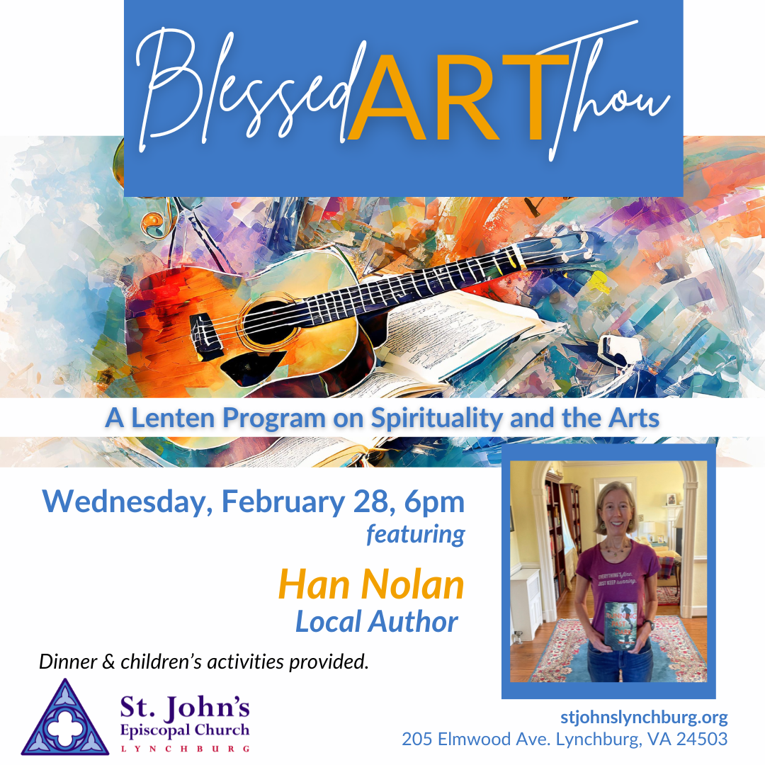 Lenten Program 2/28 Featuring Han Nolan — St. John's Lynchburg