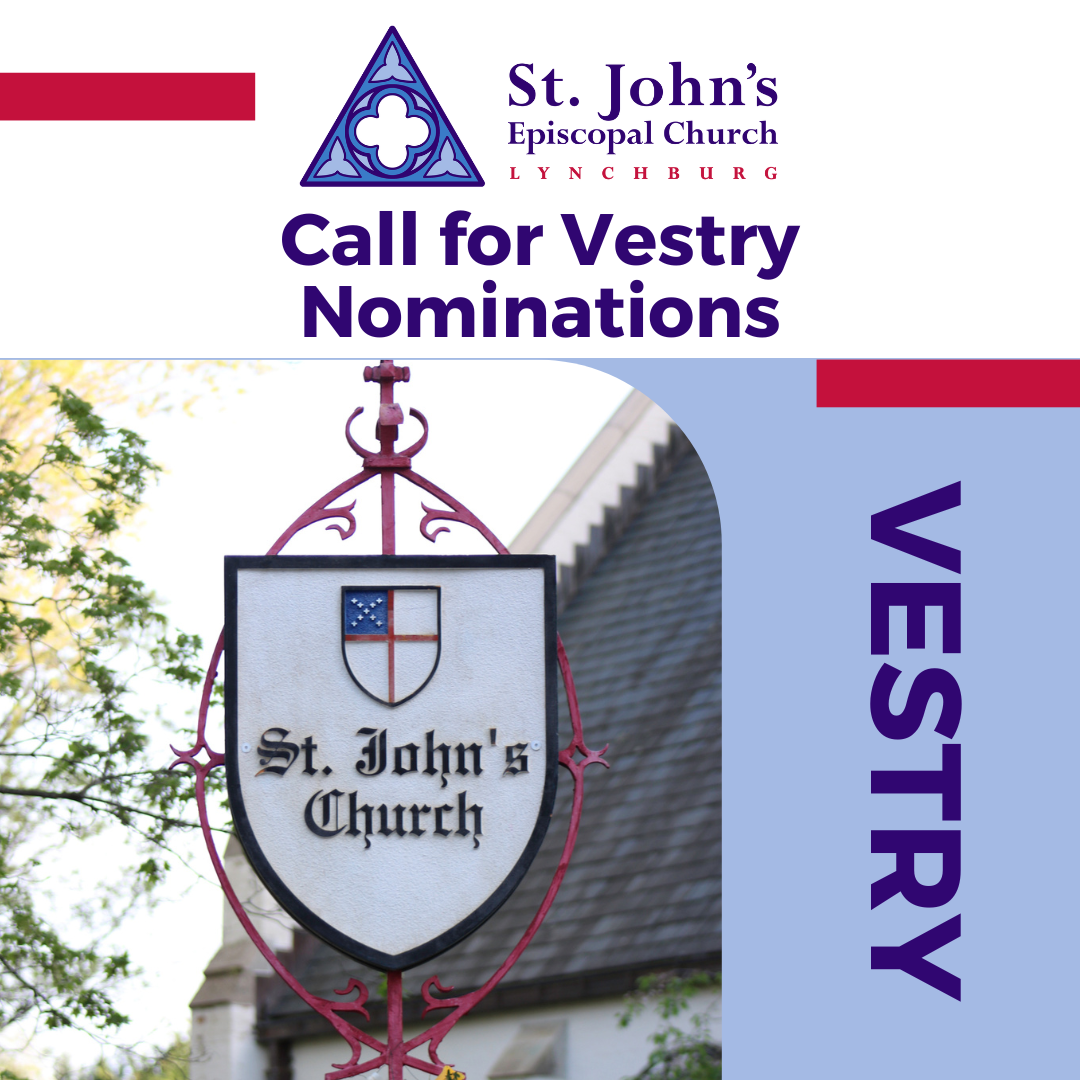 Vestry Nominations — St. John's Lynchburg