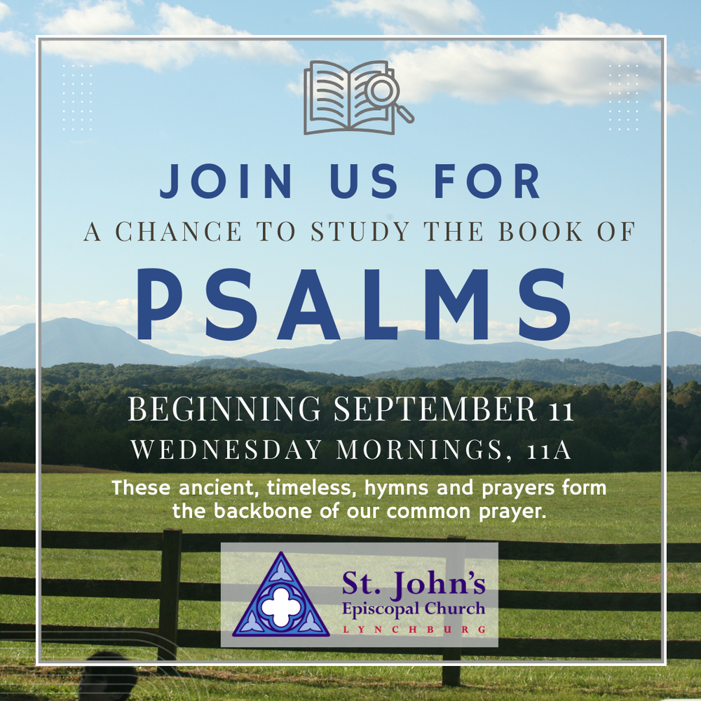 Psalms Bible Study 2024 — St. John's Lynchburg