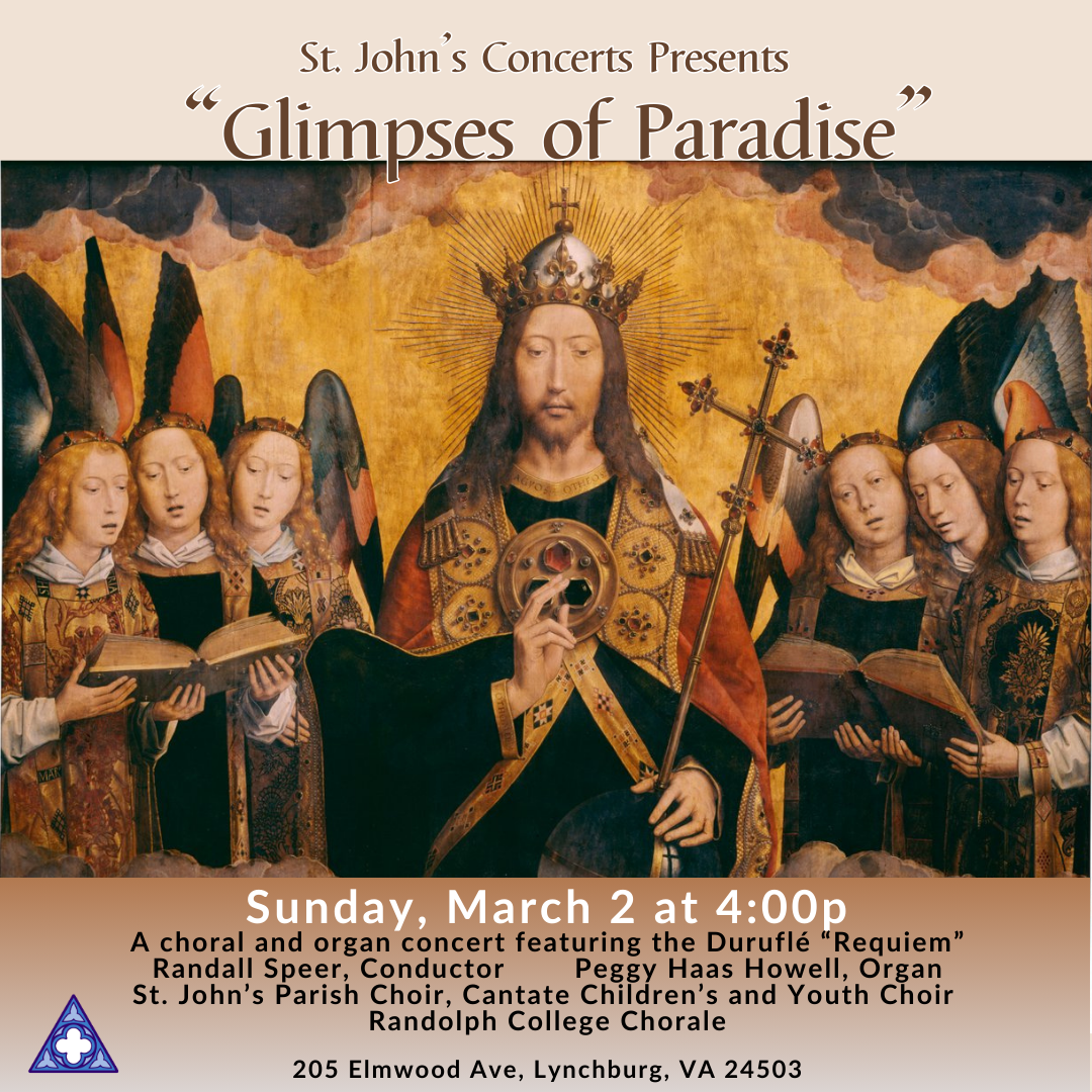 St. John’s Concerts Present “Glimpses of Paradise” — St. John's Lynchburg