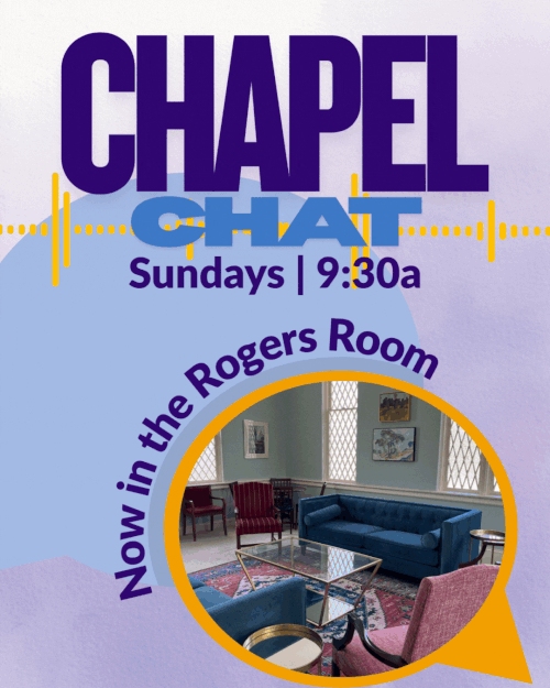 Chapel Chat 2025-2026 Returns! — St. John's Lynchburg