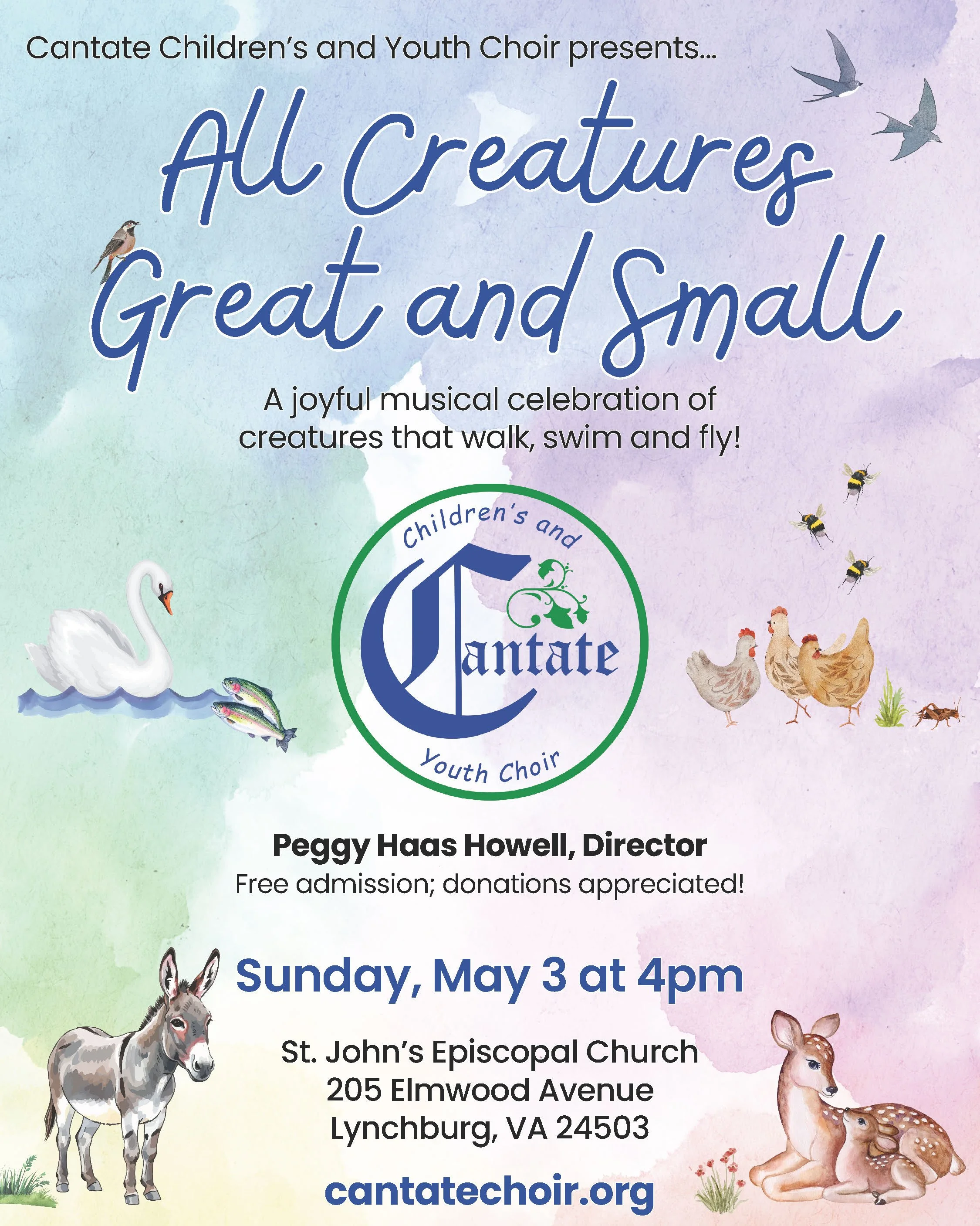 Concert: All Creatures Great and Small — St. John's Lynchburg