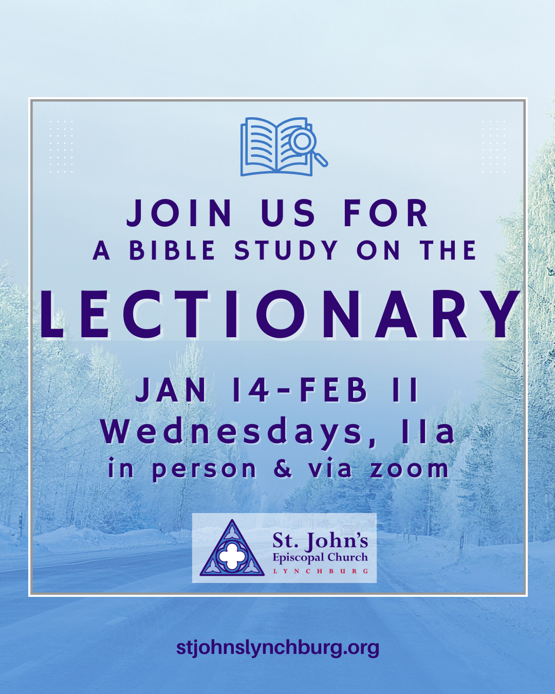 Lectionary Bible Study, Now through Feb 11 — St. John's Lynchburg