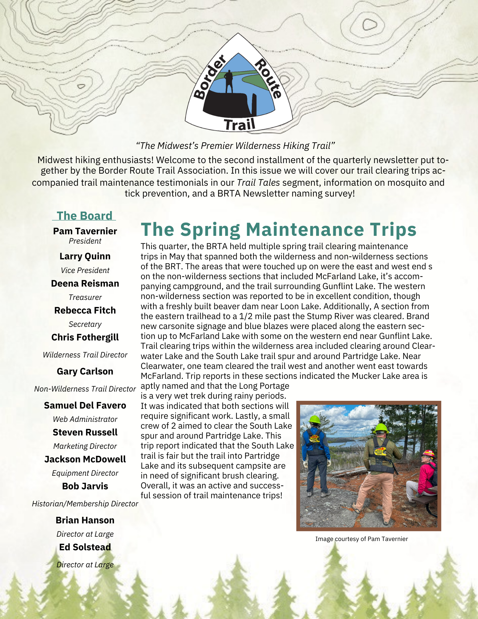 Newsletter — Border Route Trail