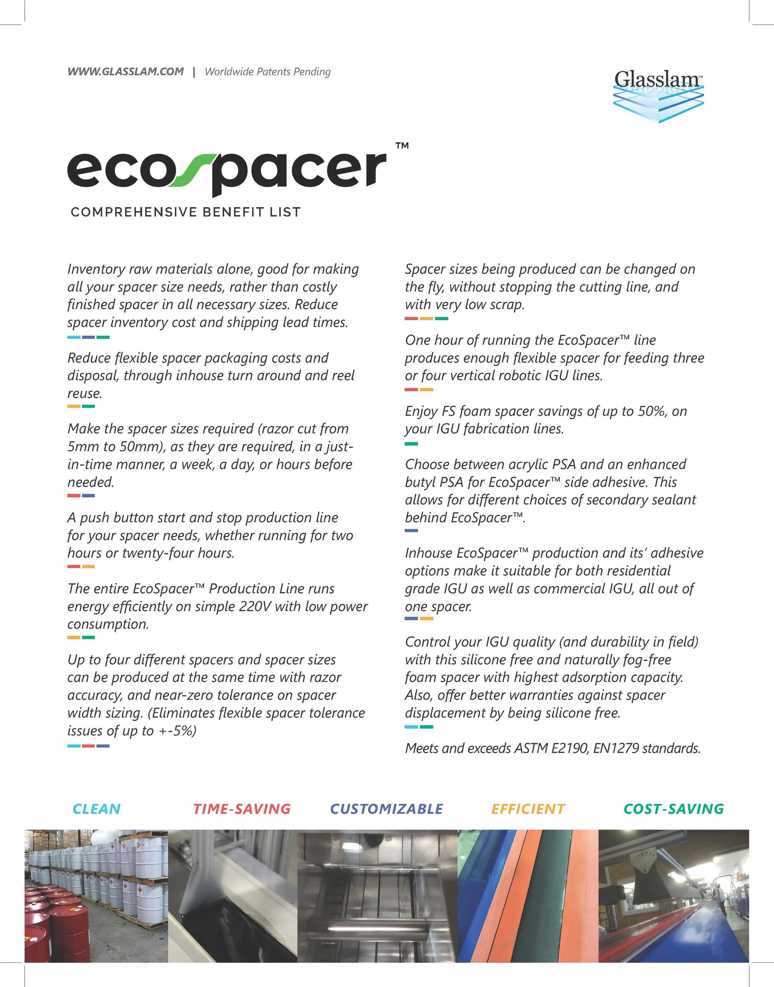 EcoSpacer Glasslam