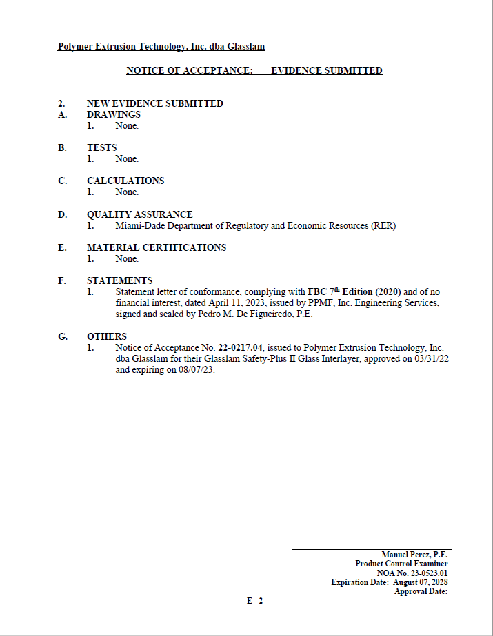 Polylam — Glasslam