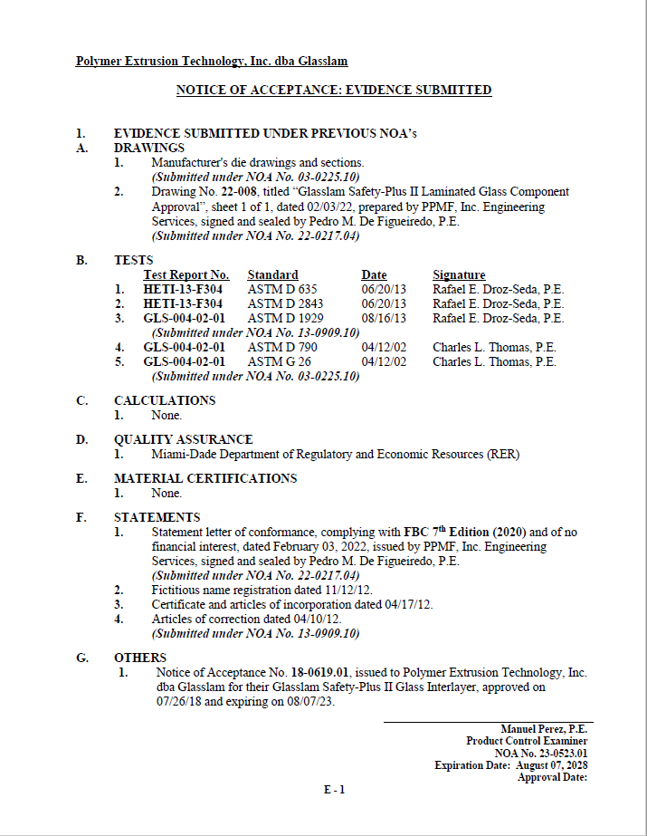 Polylam — Glasslam