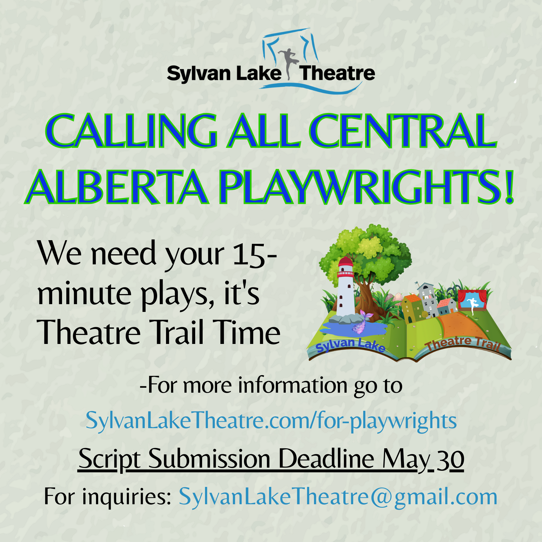 For Playwrights | Join the Creative Playwright Experience — Sylvan Lake ...