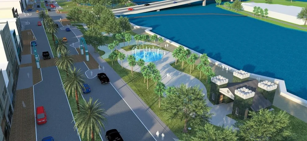 SPLASH PAD — Riverfront Esplanade