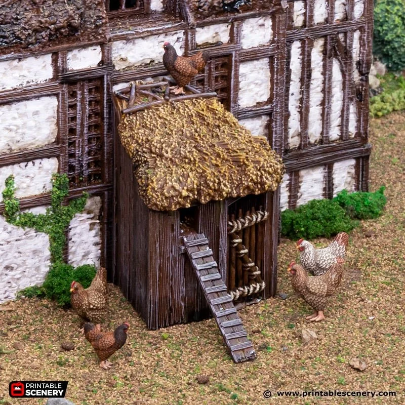 Minecraft Medieval Chicken Coop