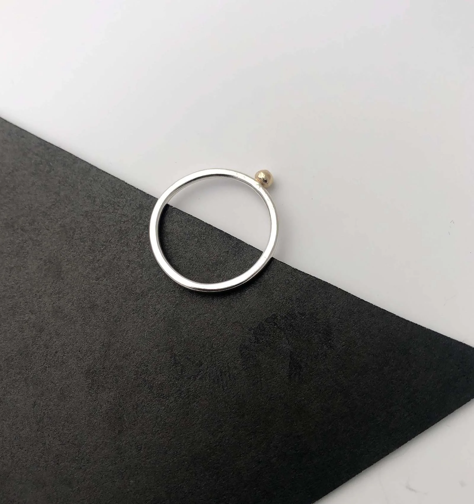 Hammered Silver Wrap Ring — Ange B Designs