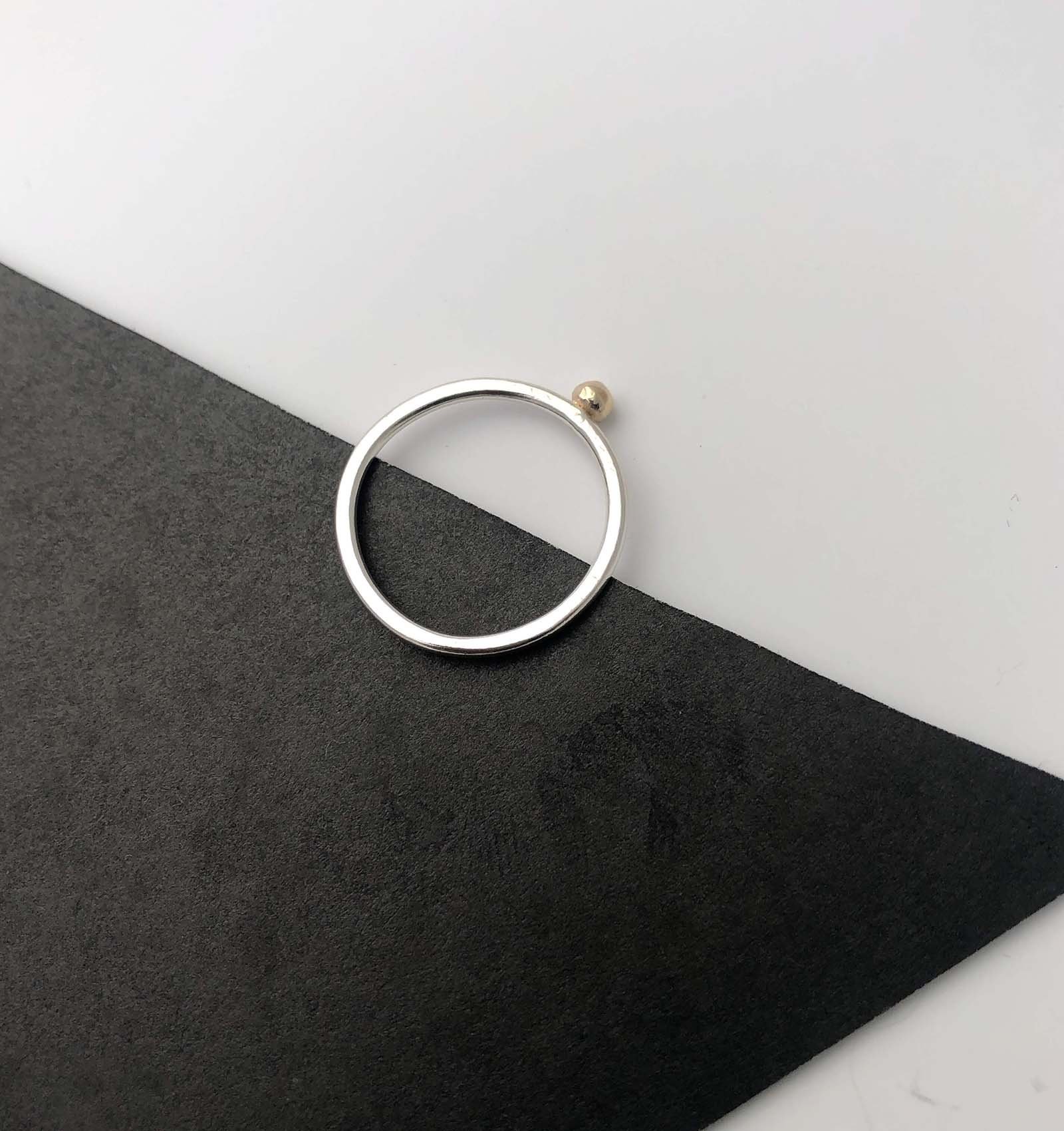 Hammered Silver Wrap Ring — Ange B Designs