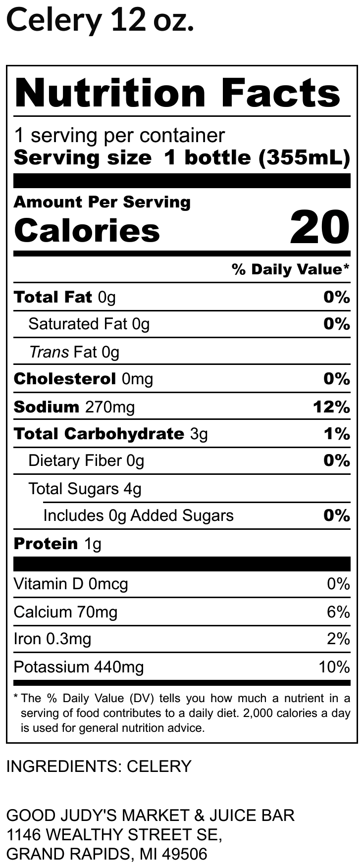 Menu — Good Judy's Market & Juice Bar