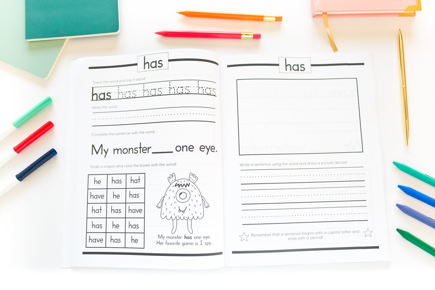 Learn to Read: A Magical Sight Words & Phonics Activity Workbook ...