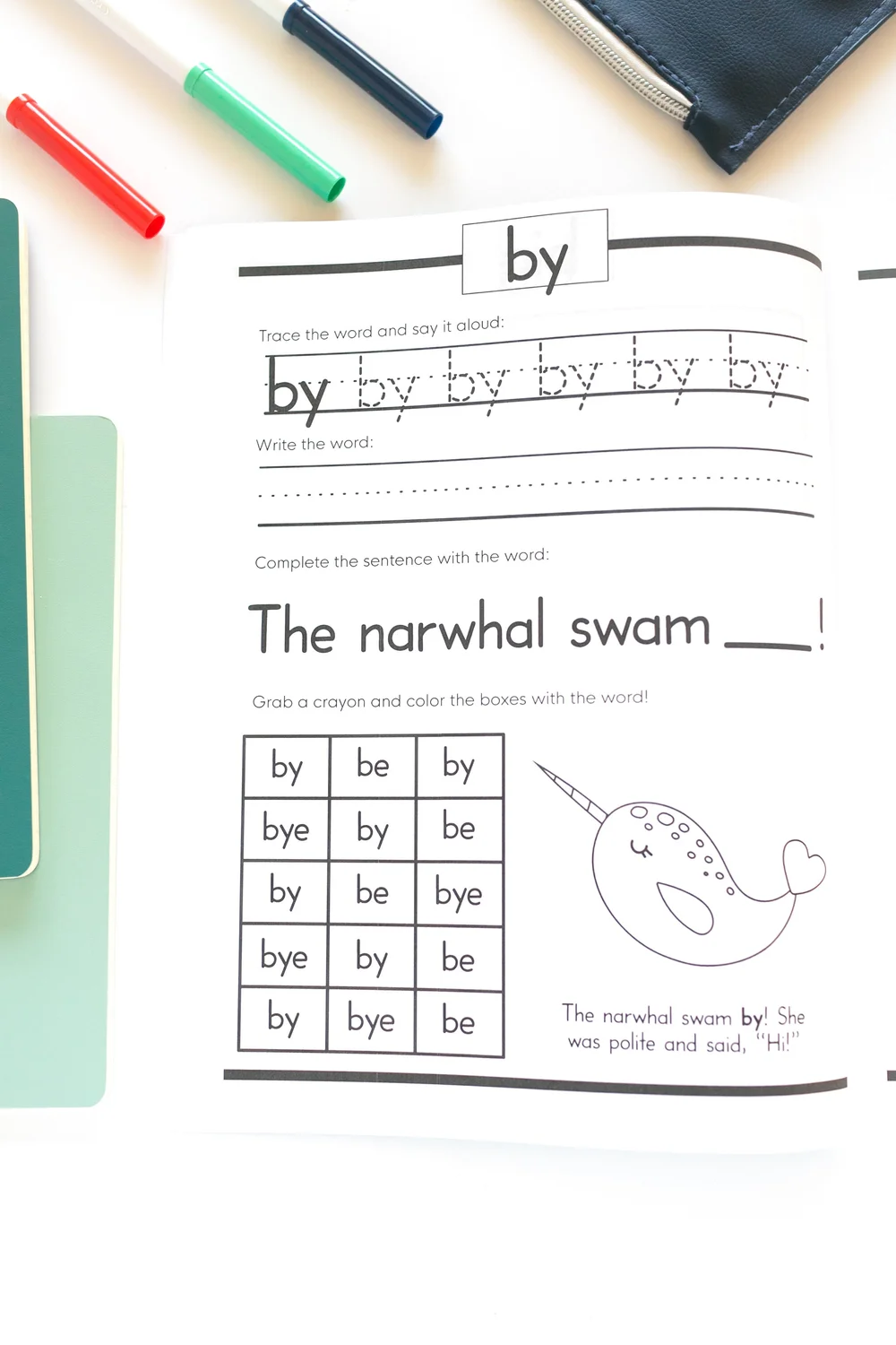 Learn to Read: A Magical Sight Words & Phonics Activity Workbook ...