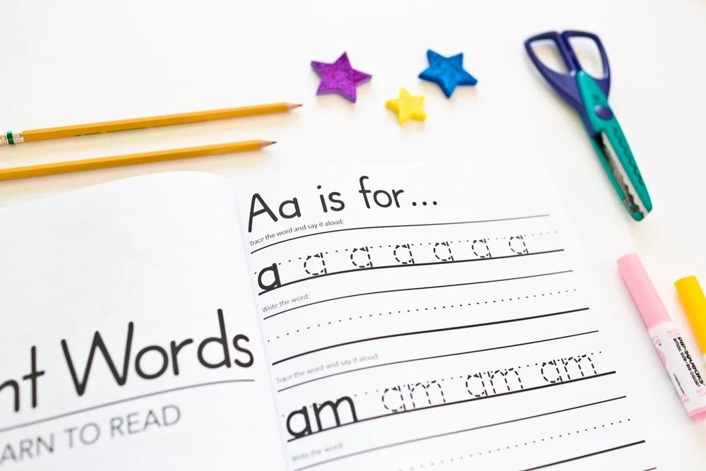 Trace the Letters of the Alphabet & Sight Words: Adorable Animals ...