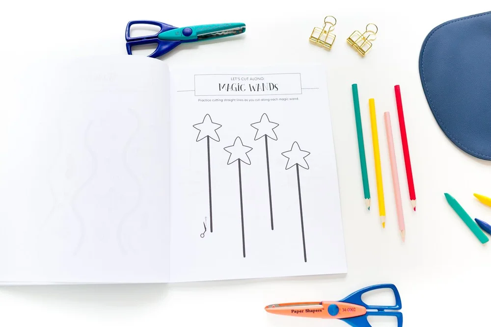 Scissor Skills Preschool Workbook — Modern Kid Press