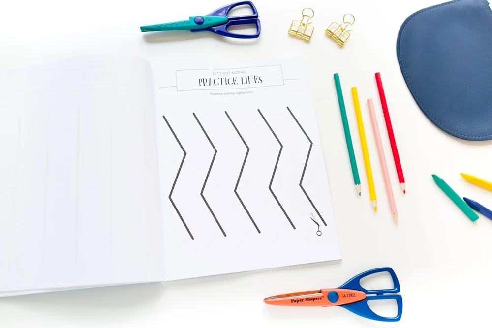 Scissor Skills Preschool Workbook — Modern Kid Press