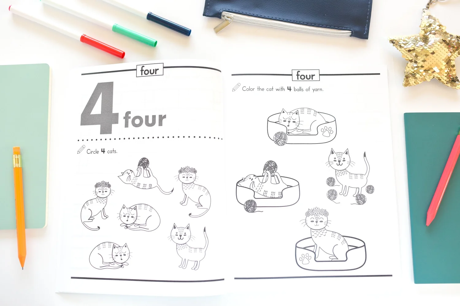 Preschool Math Workbook — Modern Kid Press