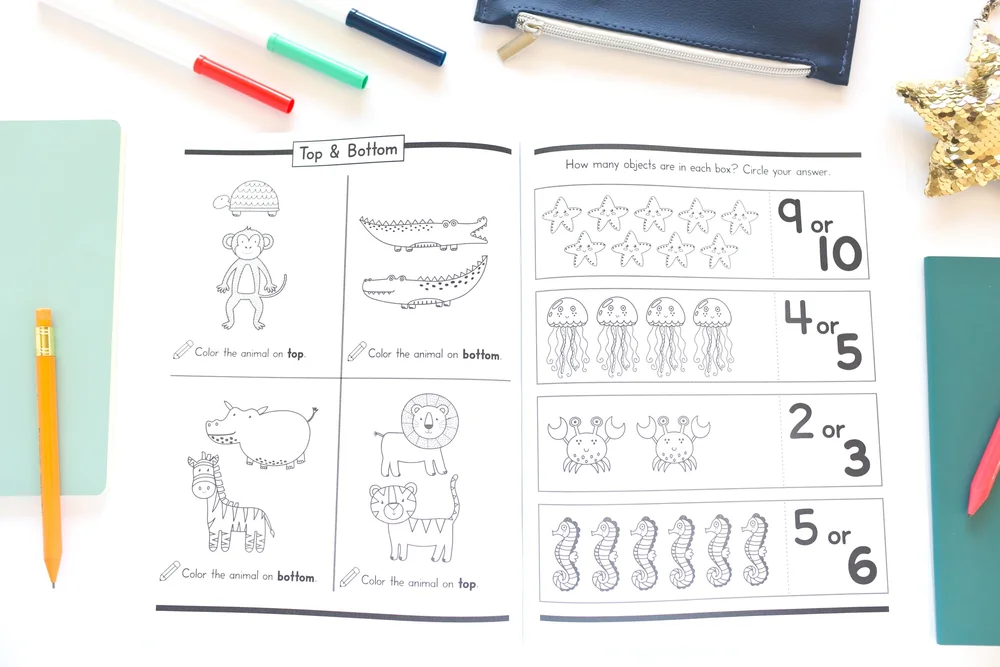 Preschool Math Workbook — Modern Kid Press