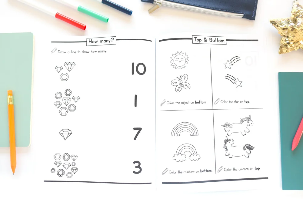 Preschool Math Workbook — Modern Kid Press