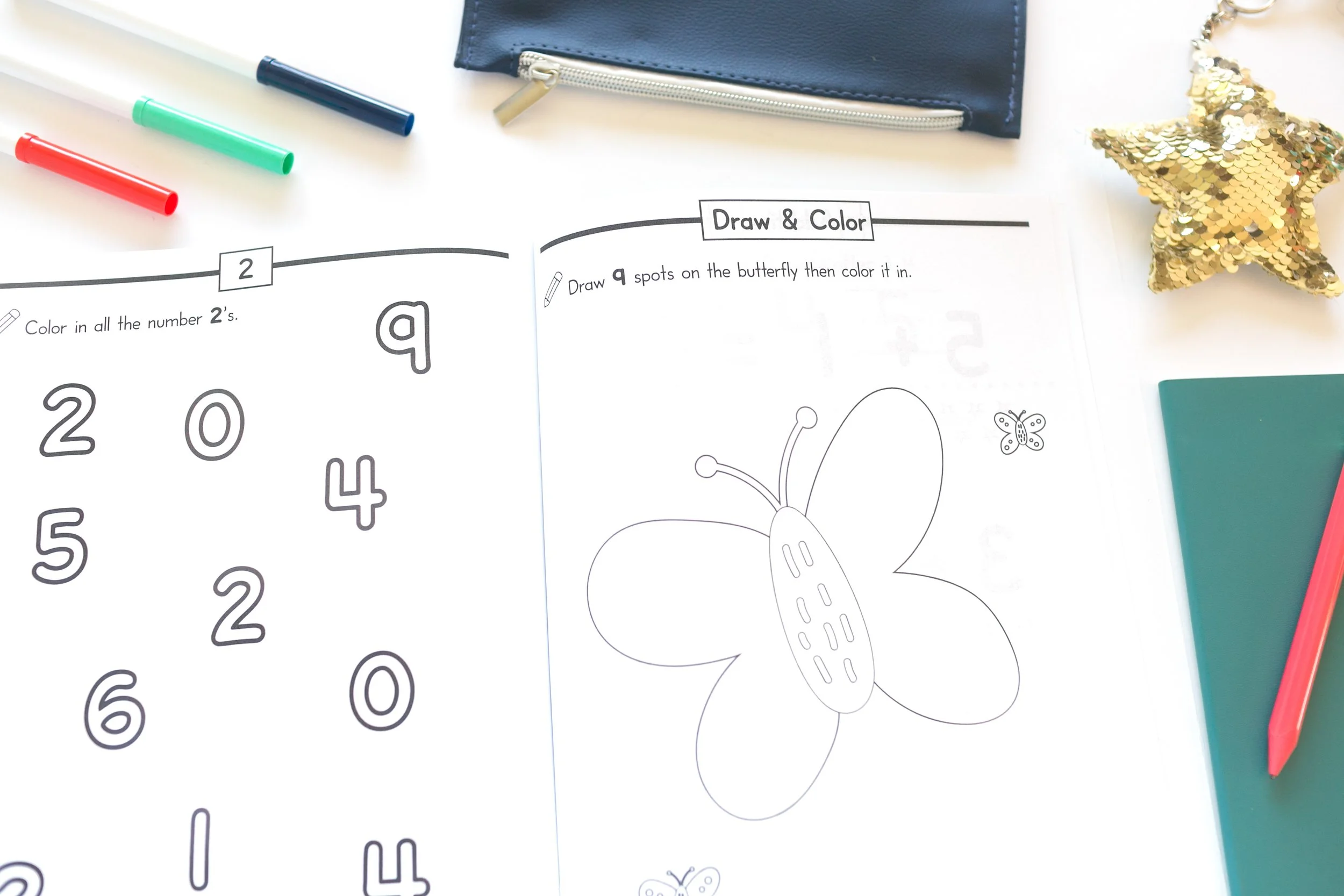 Preschool Math Workbook — Modern Kid Press