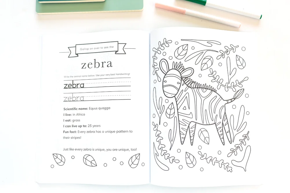 My First Animal Coloring Book for Kids — Modern Kid Press