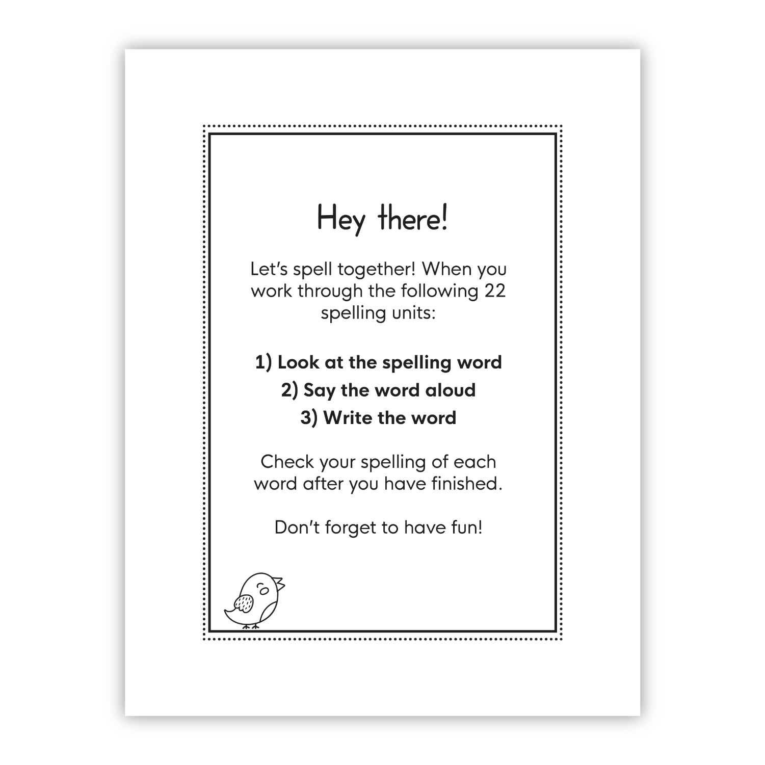 Sight Words and Spelling Workbook — Modern Kid Press