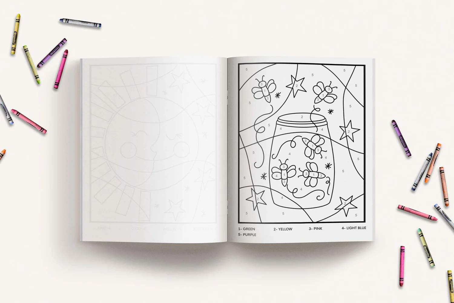 The Color by Number Book for Girls — Modern Kid Press