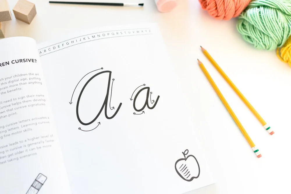 Cursive Handwriting Workbook for Kids: Cursive for Beginners — Modern ...