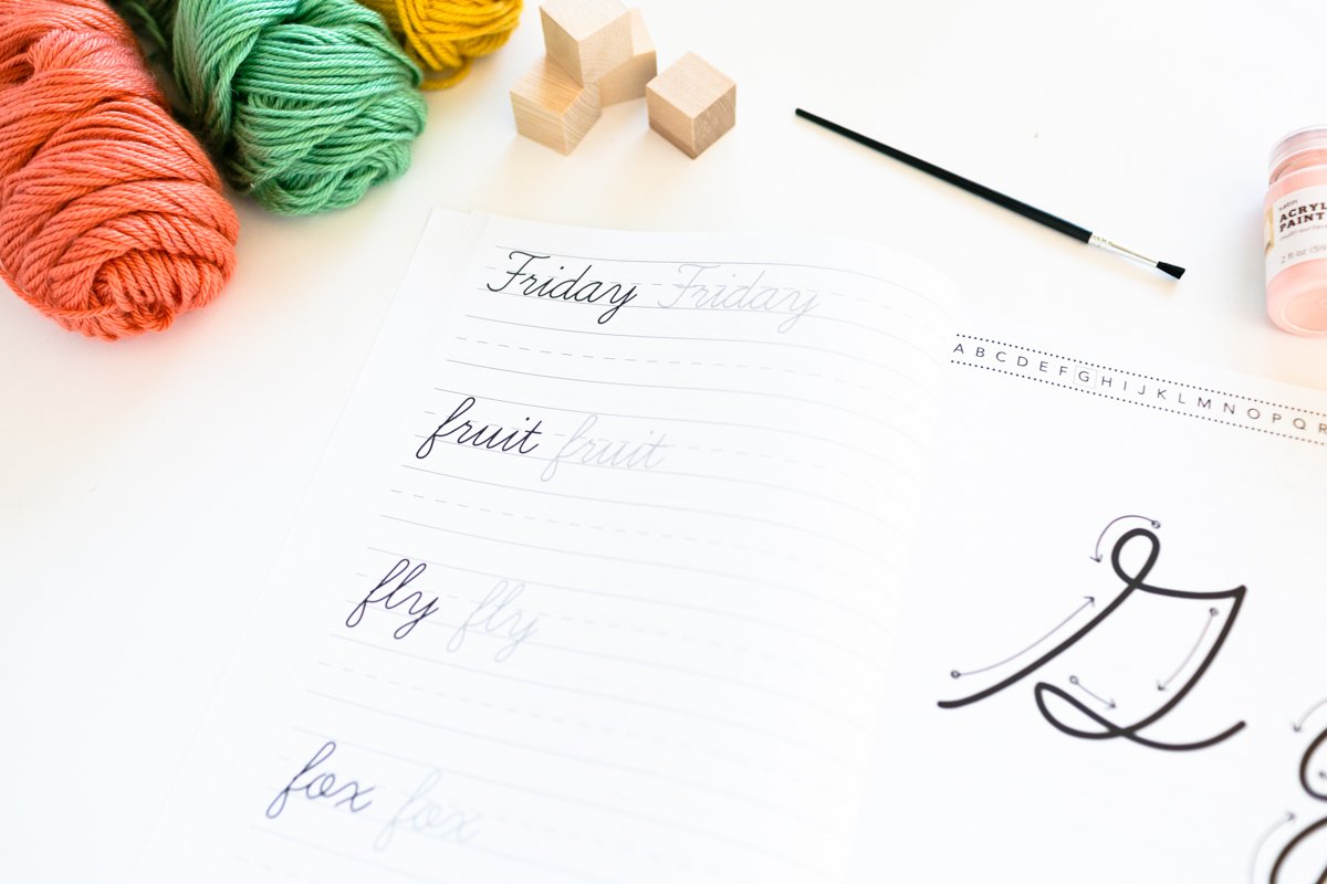 Cursive Handwriting Workbook for Kids: Cursive for Beginners — Modern ...