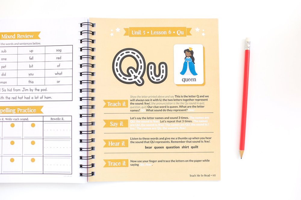 Teach Me to Read: A Parent Guided Student Workbook for Kids to Learn to ...