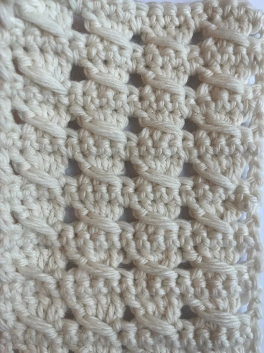How To Crochet The Simple Crossed Stitch