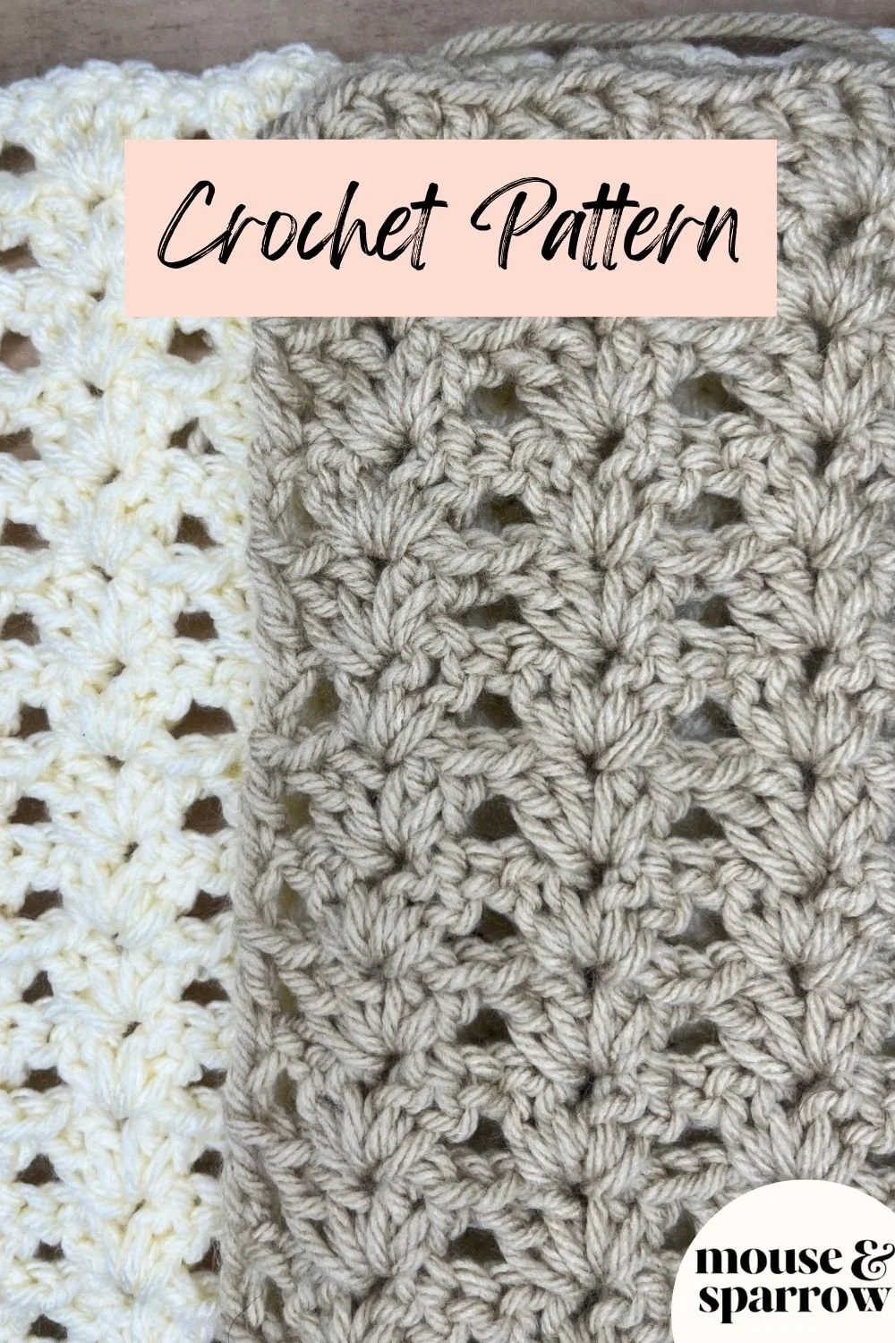 Simple Fan Crochet Pattern | Crochet Blanket Project Part 30