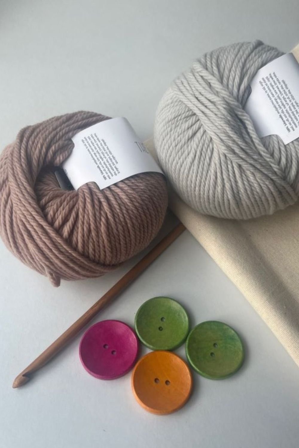 Organic Wool Scarf Crochet Kit